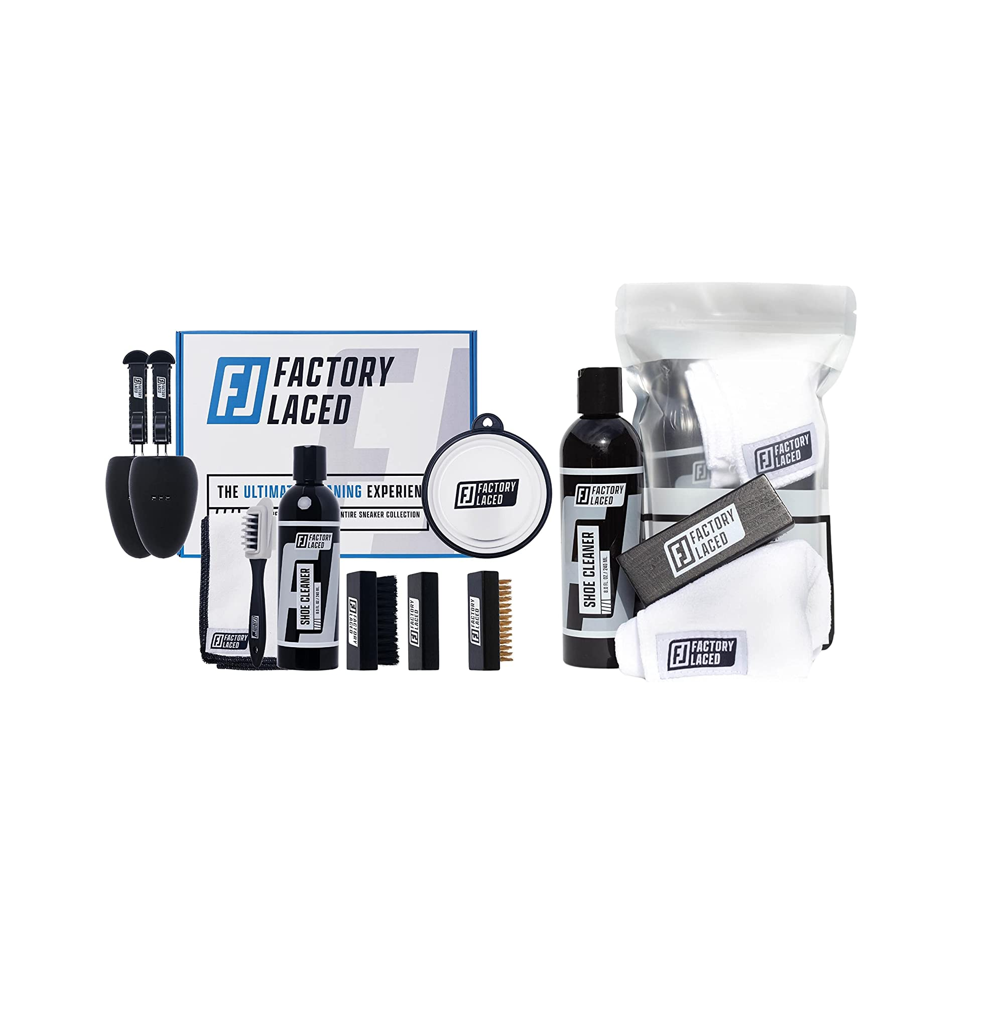 Factory Laced Shoe Cleaner Sneakers Kit Bundle – Guys And Dolls Shoe Care